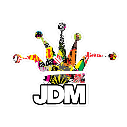 Jdm Clown Crown Bomb Jdm Car Sticker Decal | JDM Stickers - Sticker ...