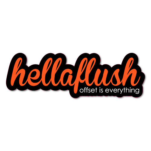 Hellaflush Offset Jdm Sticker Decal | JDM Stickers - Sticker Collective