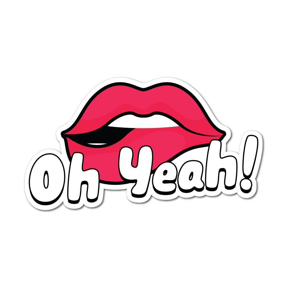 Oh Yeah Sticker Decal | Pop Art Stickers - Sticker Collective