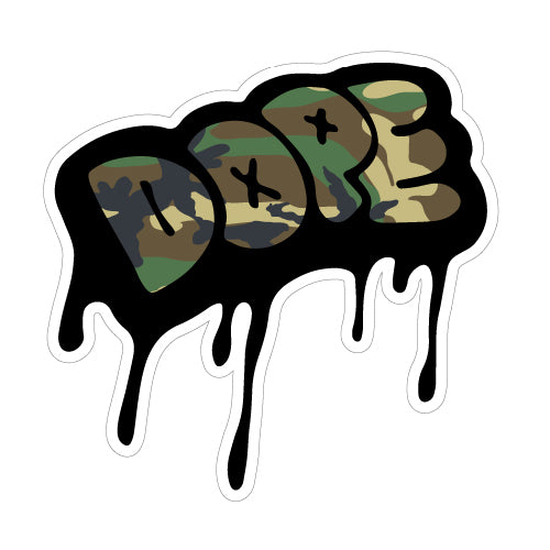 Dope Sticker Bomb Military Camo Jdm Sticker Decal | JDM Stickers ...
