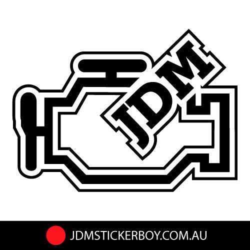 Jdm Engine Jdm Car Sticker Decal | JDM Stickers - Sticker Collective