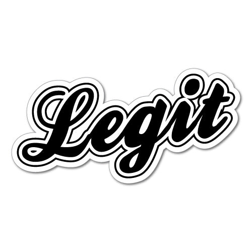 Legit Jdm Car Sticker Decal | JDM Stickers - Sticker Collective