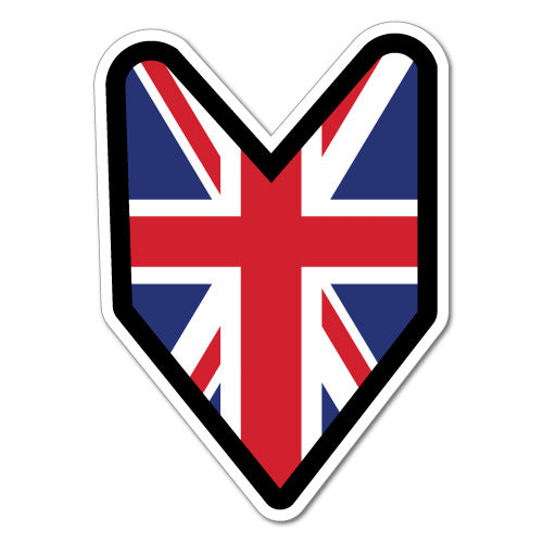 Jdm England Wakaba Leaf Sticker | JDM Stickers - Sticker Collective