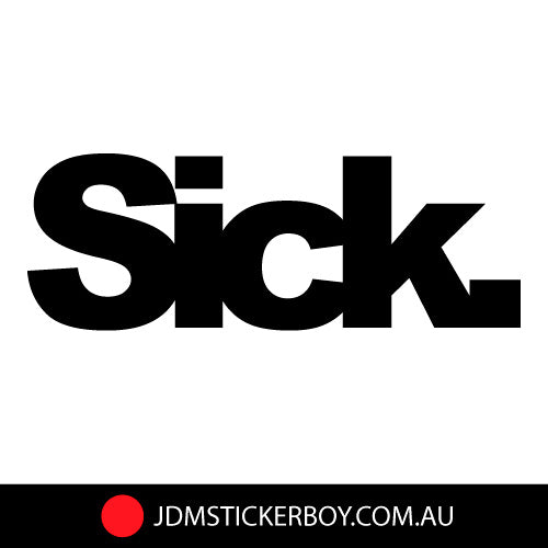 Sick Jdm Car Sticker Decal | JDM Stickers - Sticker Collective
