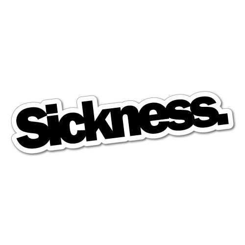 Sickness Jdm Car Sticker Decal | JDM Stickers - Sticker Collective