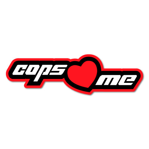 Cops Love Me Jdm Sticker Decal Jdm Stickers Sticker Collective