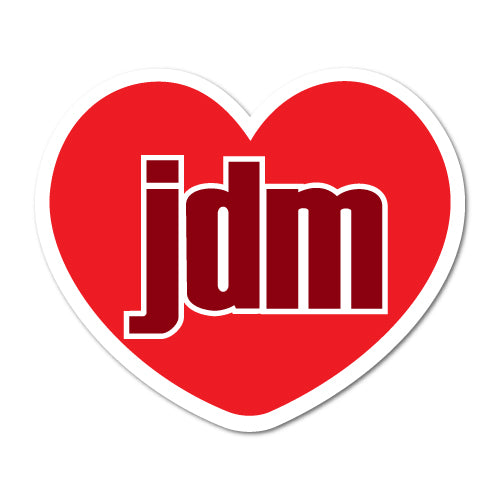 Heart Jdm Jdm Car Sticker Decal | JDM Stickers - Sticker Collective