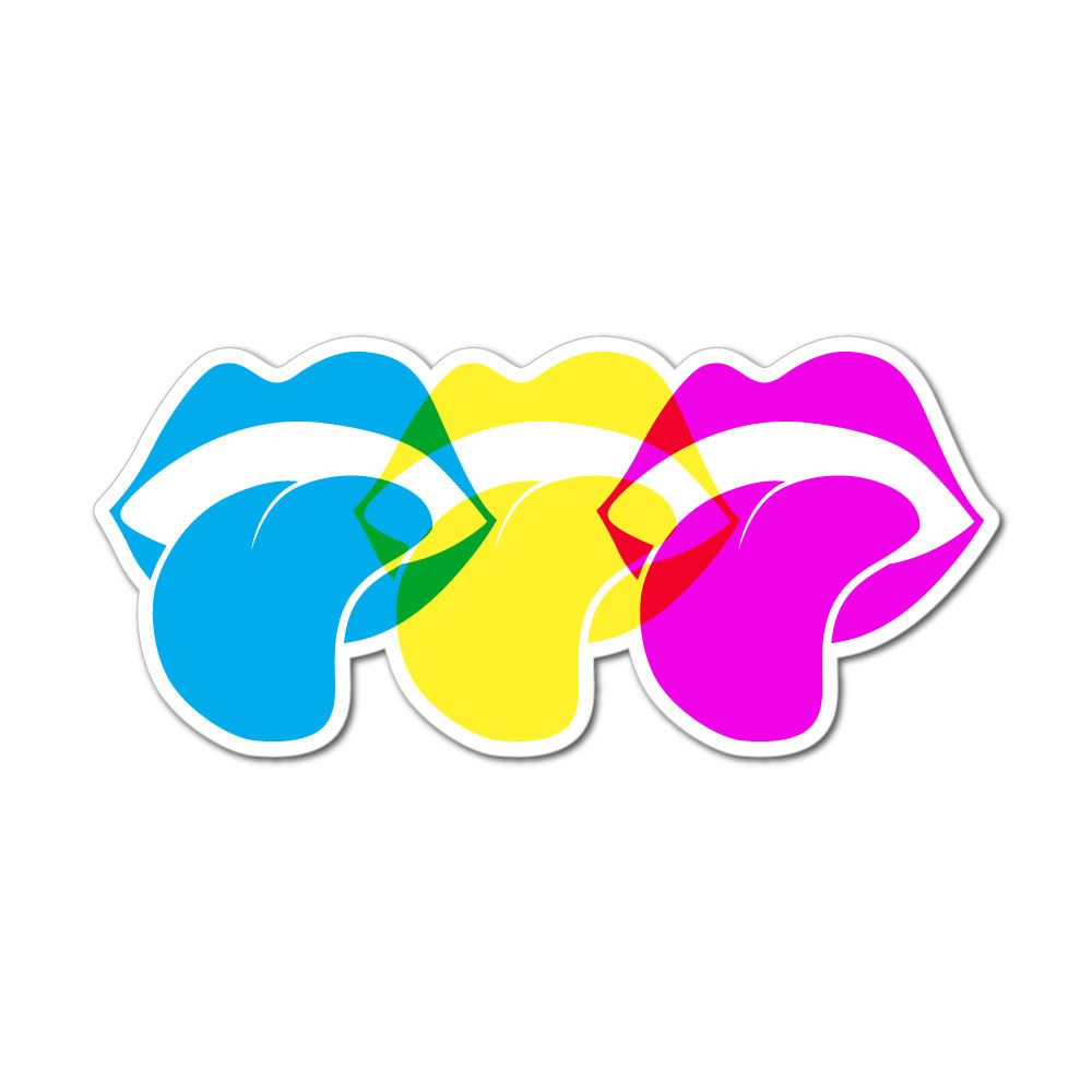 Mouth Sticker Decal | Pop Art Stickers - Sticker Collective