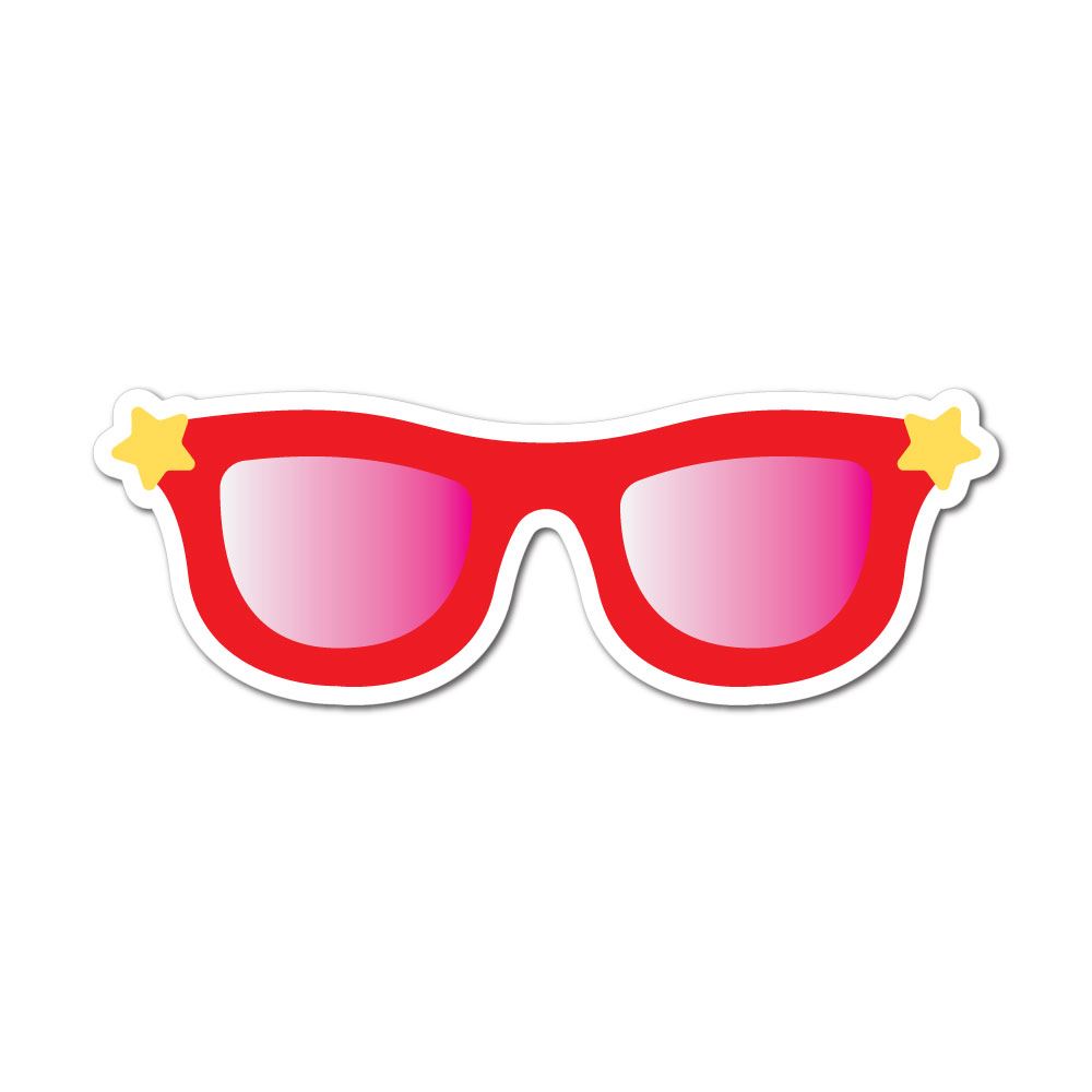 Sunglasses Sticker Decal | Pop Art Stickers - Sticker Collective