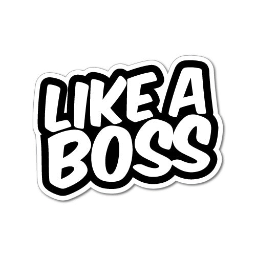 Like A Boss 2 Jdm Sticker Decal | JDM Stickers - Sticker Collective