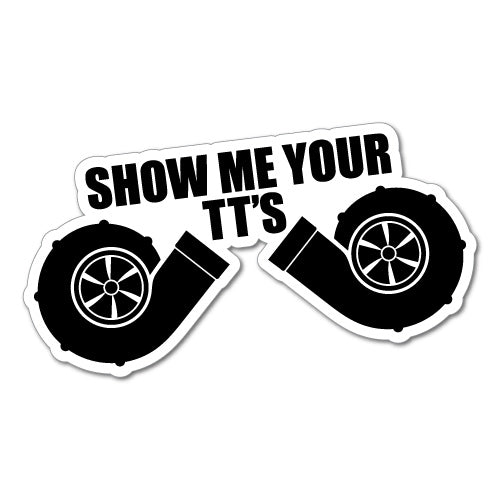 Show Me Your Tt'S Jdm Car Sticker Decal | JDM Stickers - Sticker Collective