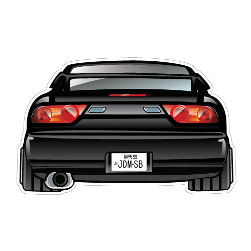 S13 Black Gtr Sticker Decal | JDM Stickers - Sticker Collective