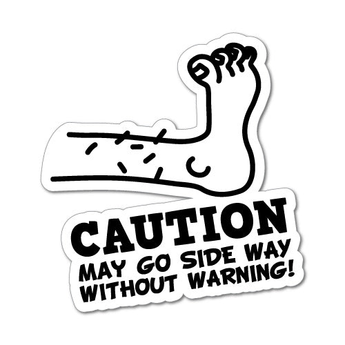 Caution May Go Side Way Jdm Sticker Decal | JDM Stickers - Sticker ...