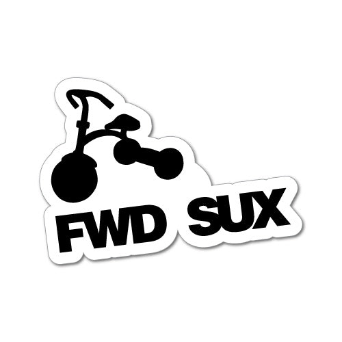 Fwd Sux Jdm Car Sticker Decal | JDM Stickers - Sticker Collective