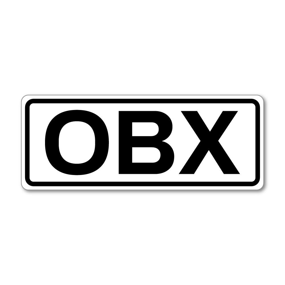 Obx Outer Banks Sticker Decal | Travel Stickers - Sticker Collective