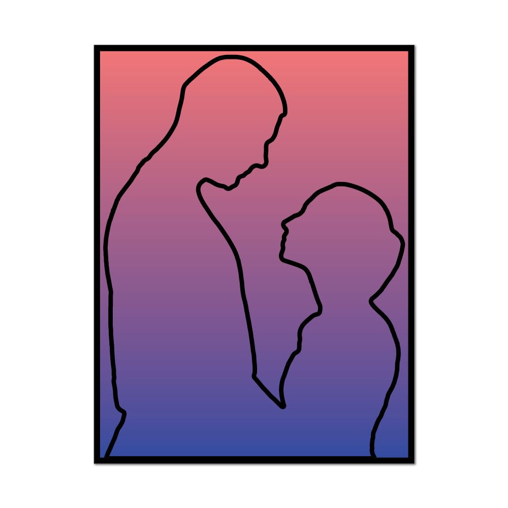 Love Couple Partner Laptop Car Sticker Decal | Hippie Stickers ...