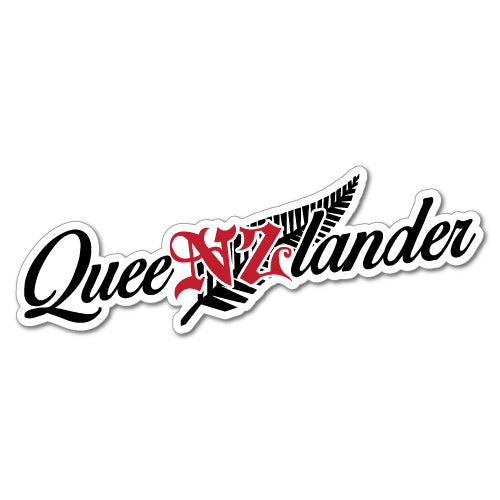 Queenslander New Zealand Fern Sticker | New Zealand Stickers - Sticker ...
