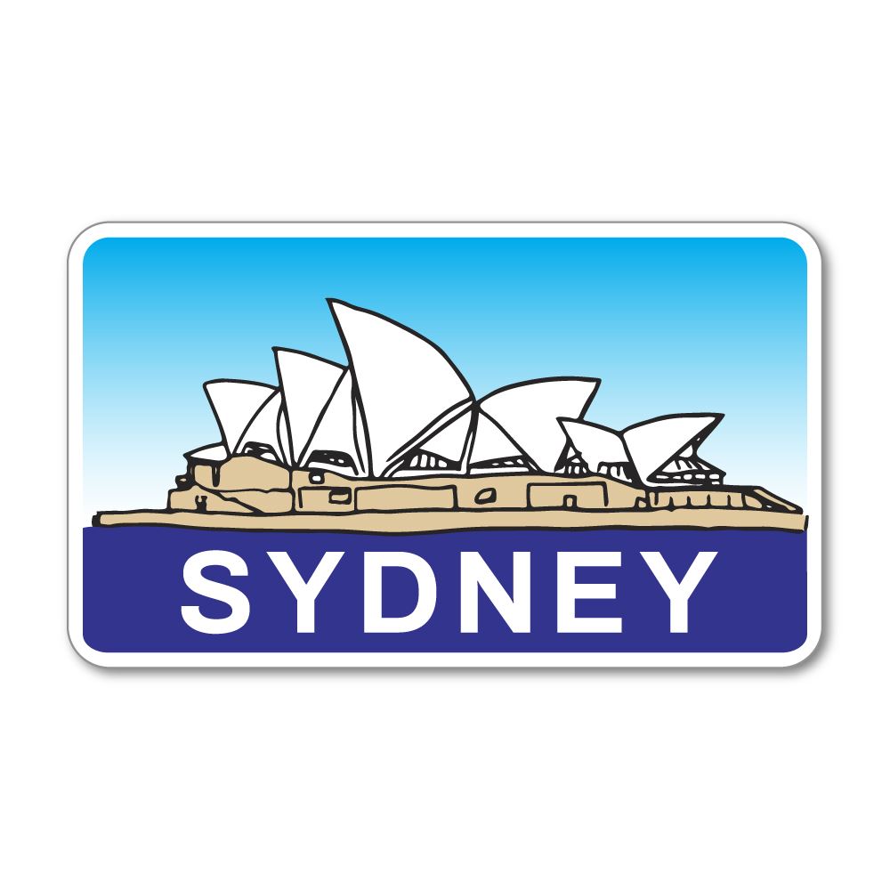 Sydney Sticker Decal | Travel Stickers - Sticker Collective