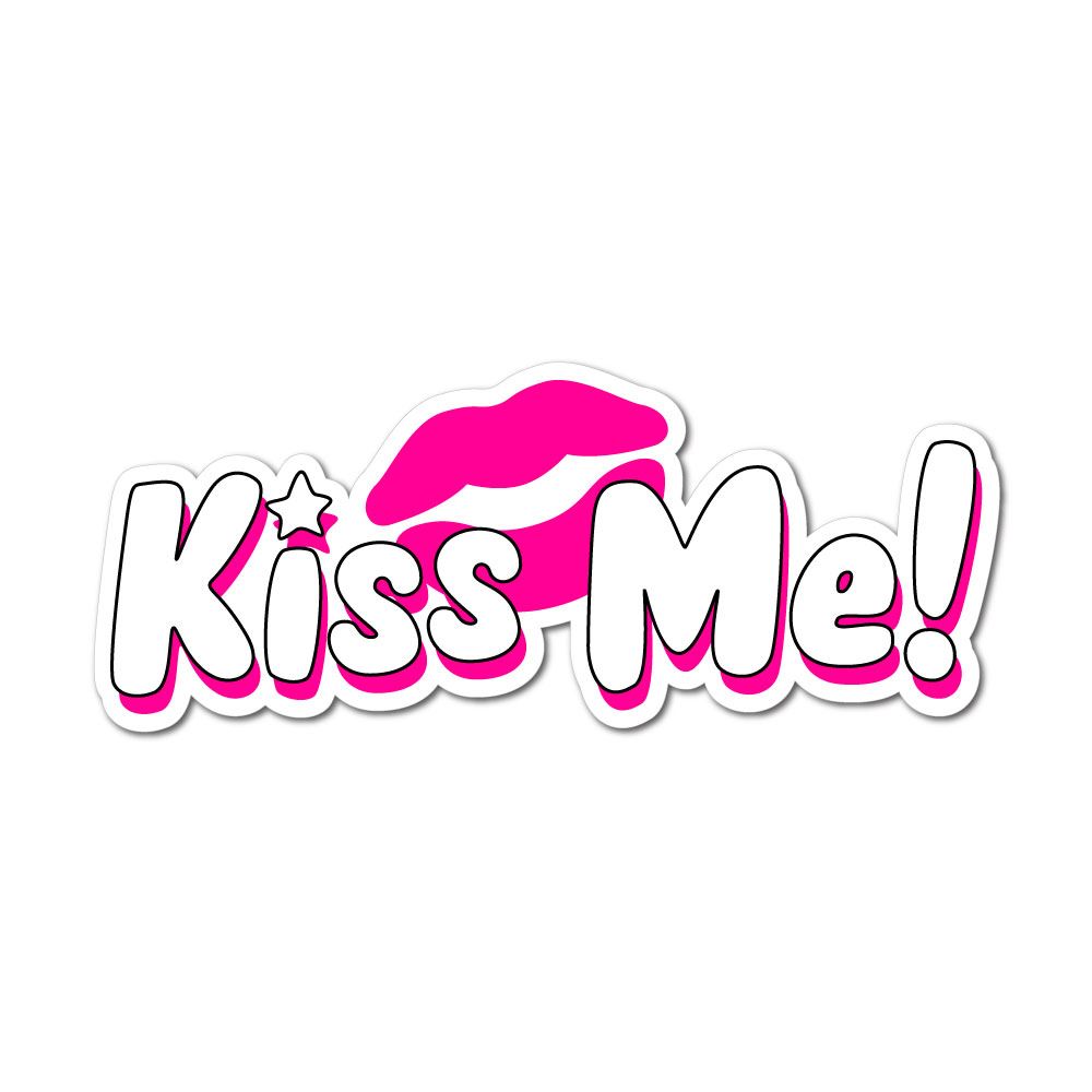 Kiss Sticker Decal | Pop Art Stickers - Sticker Collective