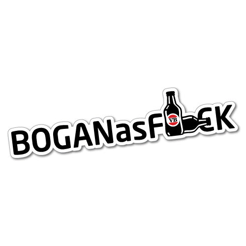 Bogan As Fck Sticker | Australian Stickers - Sticker Collective