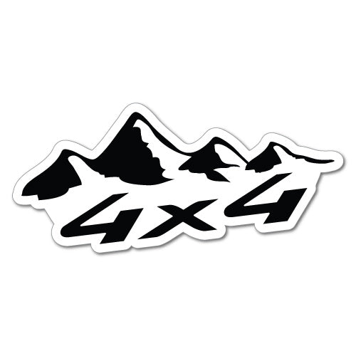 4X4 Sticker | 4WD Stickers - Sticker Collective