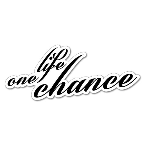 One Life One Chance Sticker | 4WD Stickers - Sticker Collective