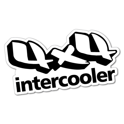 4X4 Intercooler Sticker | 4WD Stickers - Sticker Collective