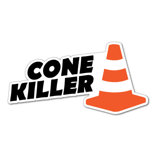Cone Killer Sticker | JDM Stickers - Sticker Collective