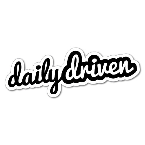 Daily Driven Sticker | JDM Stickers - Sticker Collective