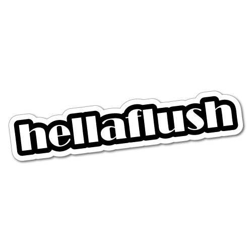 Hellaflush Sticker | JDM Stickers - Sticker Collective