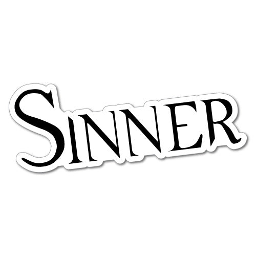 Sinner Sticker | JDM Stickers - Sticker Collective