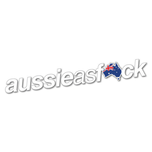 Aussie As F*Ck Sticker | Australian Stickers - Sticker Collective