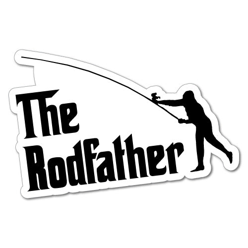 The Rodfather Sticker | Fishing Stickers - Sticker Collective