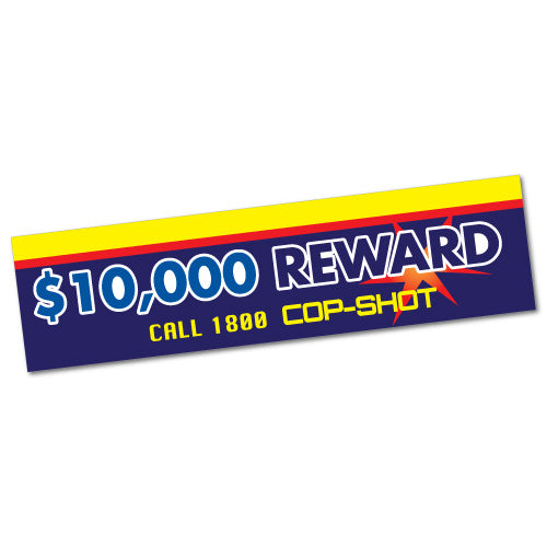 Rewards Cop Shot Sticker | Bumper Stickers - Sticker Collective
