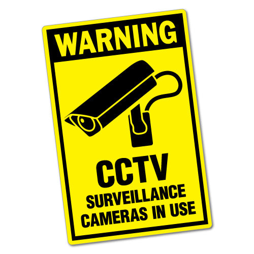 Cctv Surveillance Cameras Sticker | CCTV Stickers - Sticker Collective