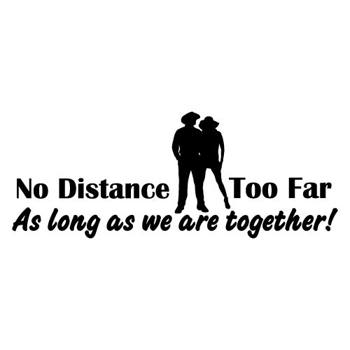No Distance Too Far Sticker | Caravan Stickers - Sticker Collective