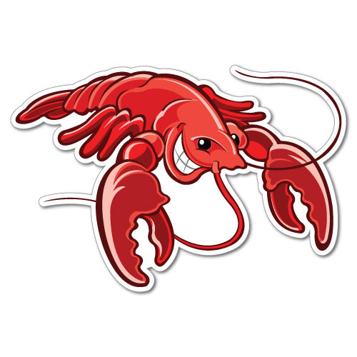 Lobster Seafood Fish Sticker | Fishing Stickers - Sticker Collective
