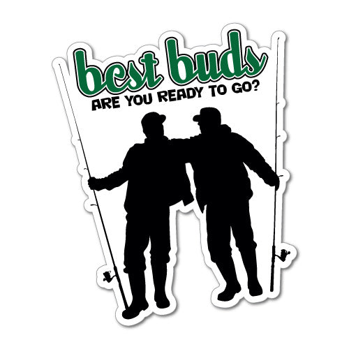 Best Buds Boat Sticker | Fishing Stickers - Sticker Collective
