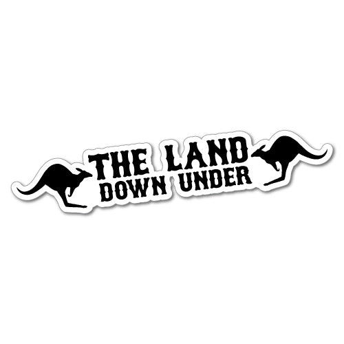 Australia The Land Down Under Sticker | Australian Stickers - Sticker ...