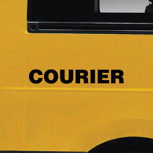 2X Courier Car, Van Or Truck Stickers | Courier Stickers - Sticker ...