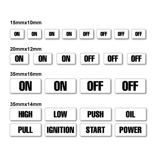 On Off Switch Button Kit Sticker | Other Stickers - Sticker Collective