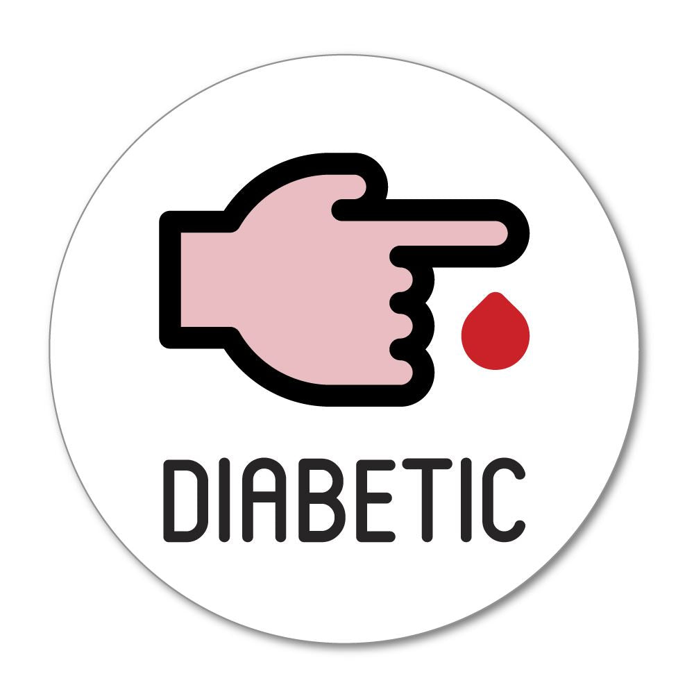 Diabetic Sticker Decal | Signs Stickers - Sticker Collective