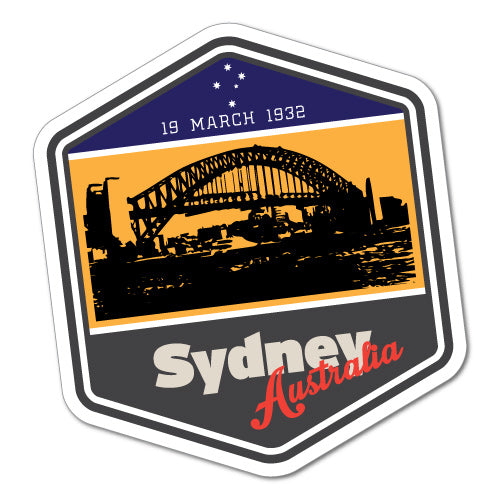 Australia Vintage Sydney Iconic Harbour Bridge Sticker | Australian ...