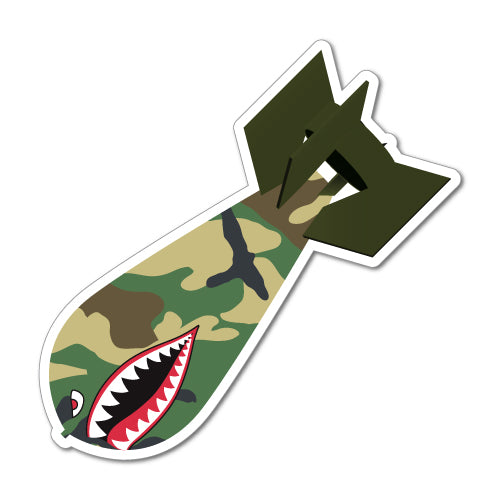 Shark Bomb Jdm Car Sticker | JDM Stickers - Sticker Collective