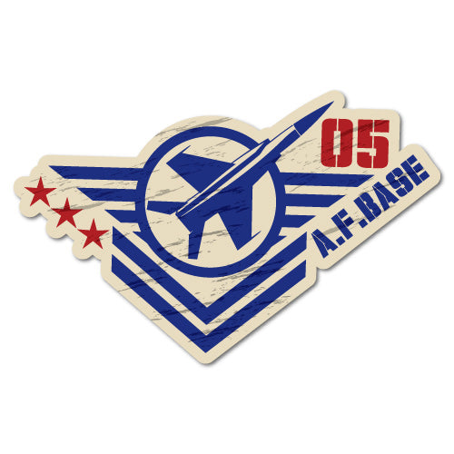Air Force Base Plain Sticker | Vintage Stickers - Sticker Collective