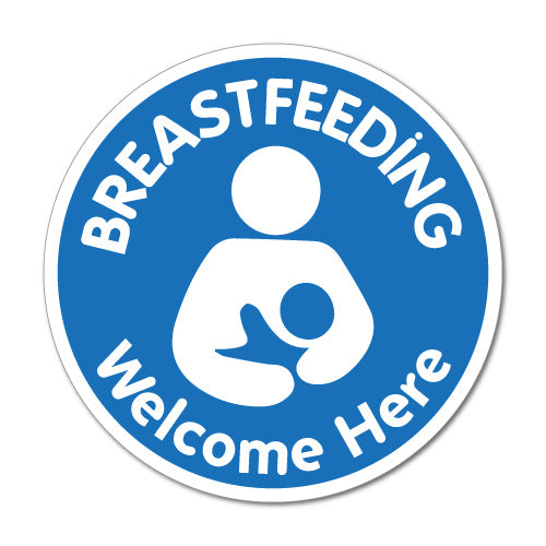 Breastfeeding Welcome Here Nursing Sticker | Signage Stickers - Sticker ...