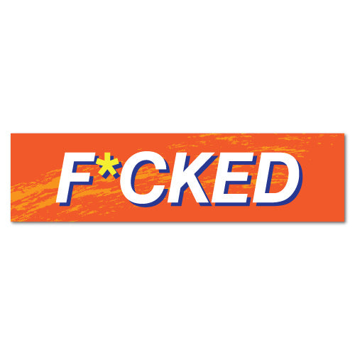 Fcked Funny Drift Hoon Sticker | Bumper Stickers - Sticker Collective