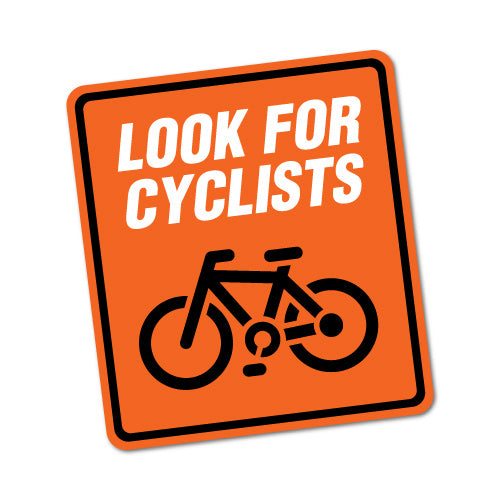 Look For Cyclists Sticker | Bicycle Stickers - Sticker Collective