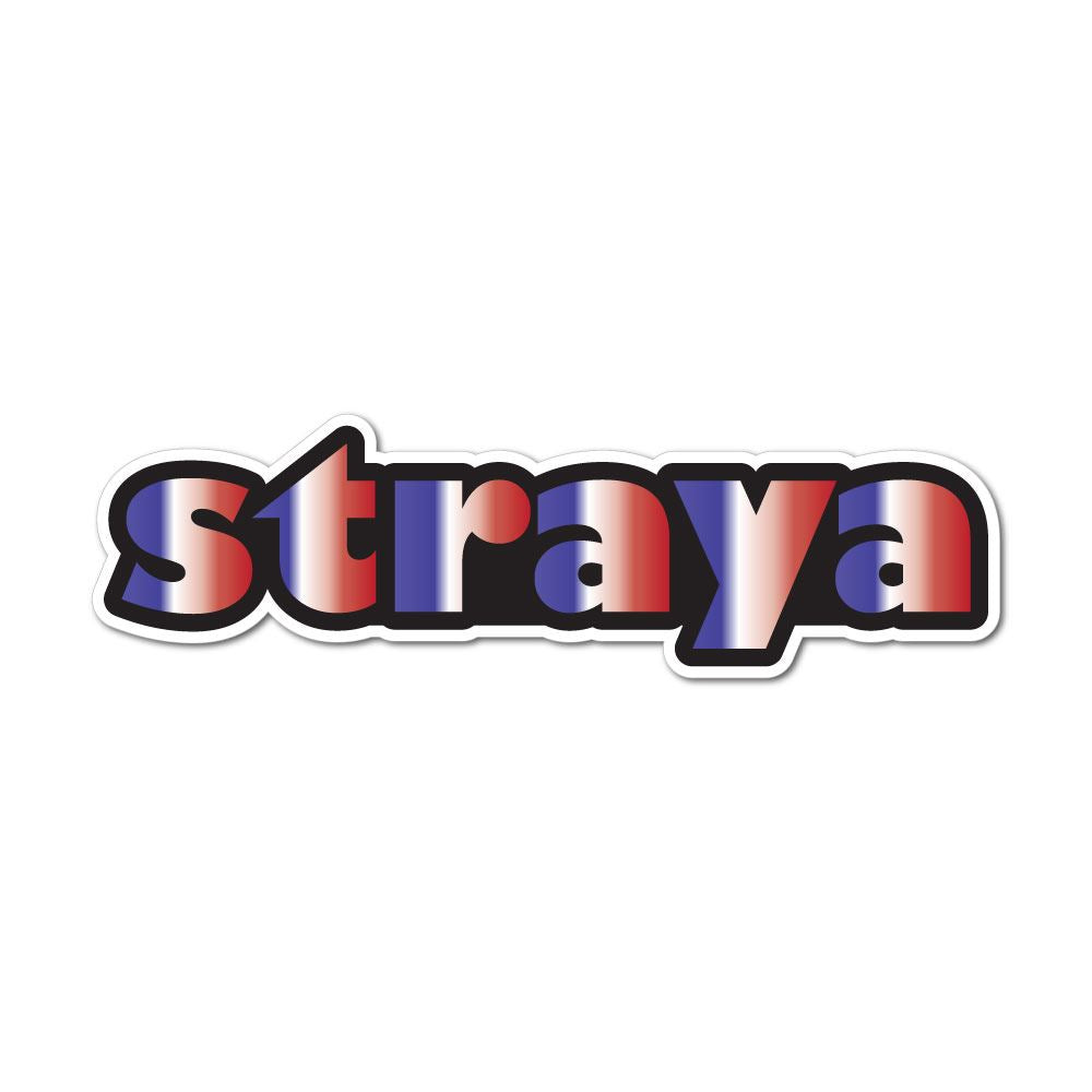 Straya Sticker Decal | Travel Stickers - Sticker Collective