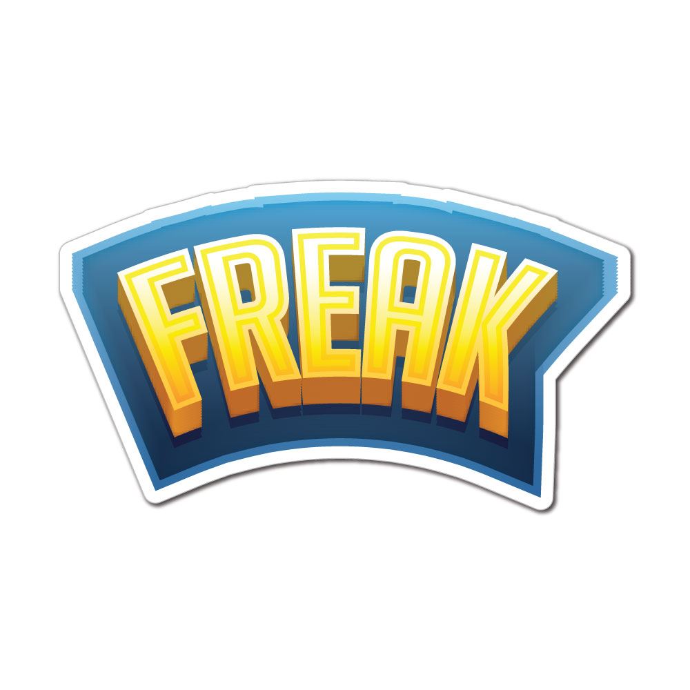 Im A Freak Sticker Decal | Grunge Stickers - Sticker Collective